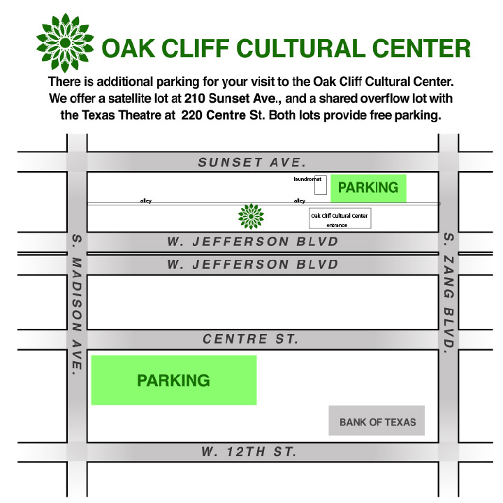 Parking Information – Oak Cliff Cultural Center